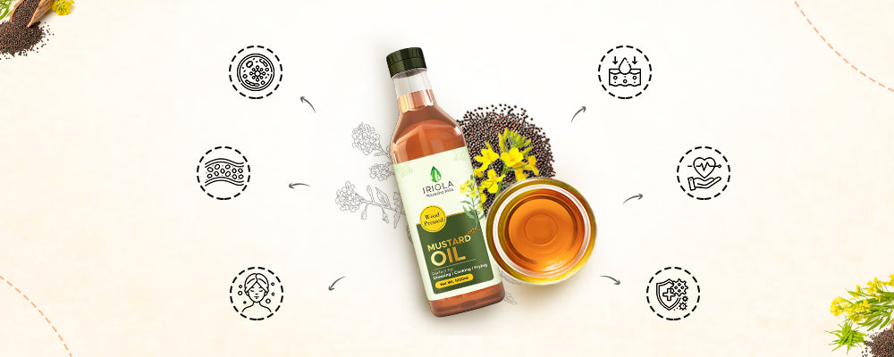 Kacchi Ghani Mustard Oil: Its Benefits & Nutritional – Nayesha Oil Mills